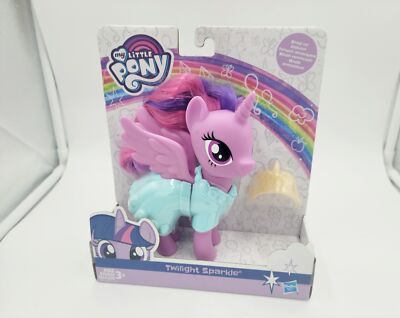 My LIttle Pony TWILIGHT SPARKLE W/ SNAP-ON FASHION 6" Plastic Toy ...