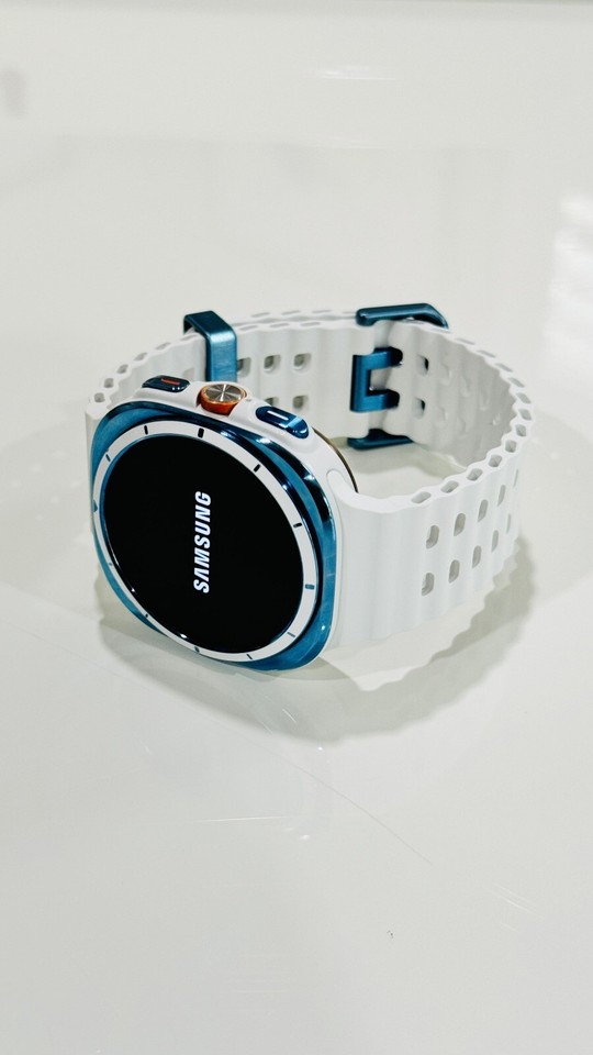 CUSTOM SKY BLUE Anodized Polished Samsung Galaxy Watch Ultra 47mm ...