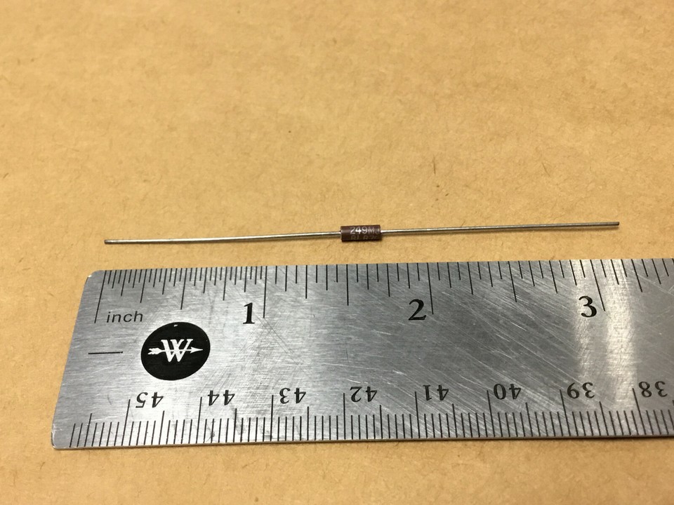 (50 PC) TRW RLR07C9091FR Metal Film Resistors 9.09K Ohm, 250V, 1± ...