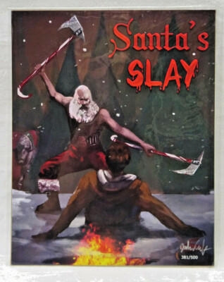 SANTA SLAYS PICTURE SIGNED BY ARTIST BILL GOLDBERG BAM EXCLUSIVE | eBay