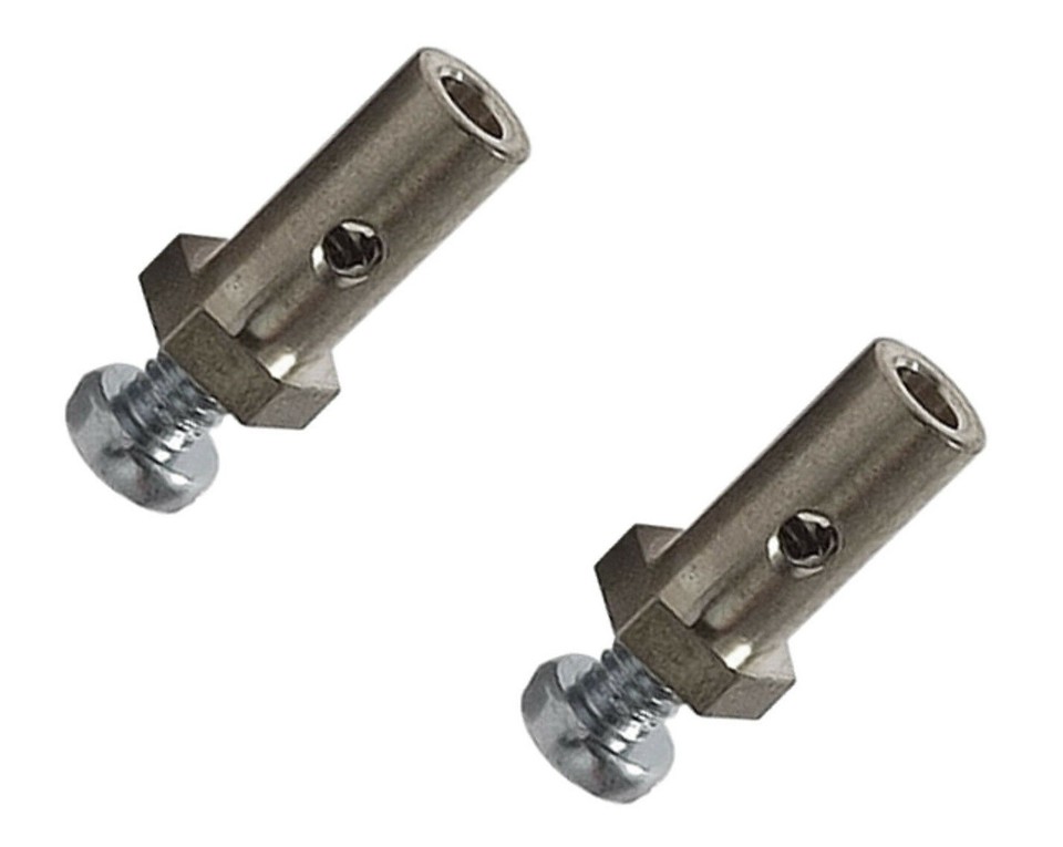 2x Universal Adjustable Cable Barrel Clamp Adjuster Bike Motorcycle ...