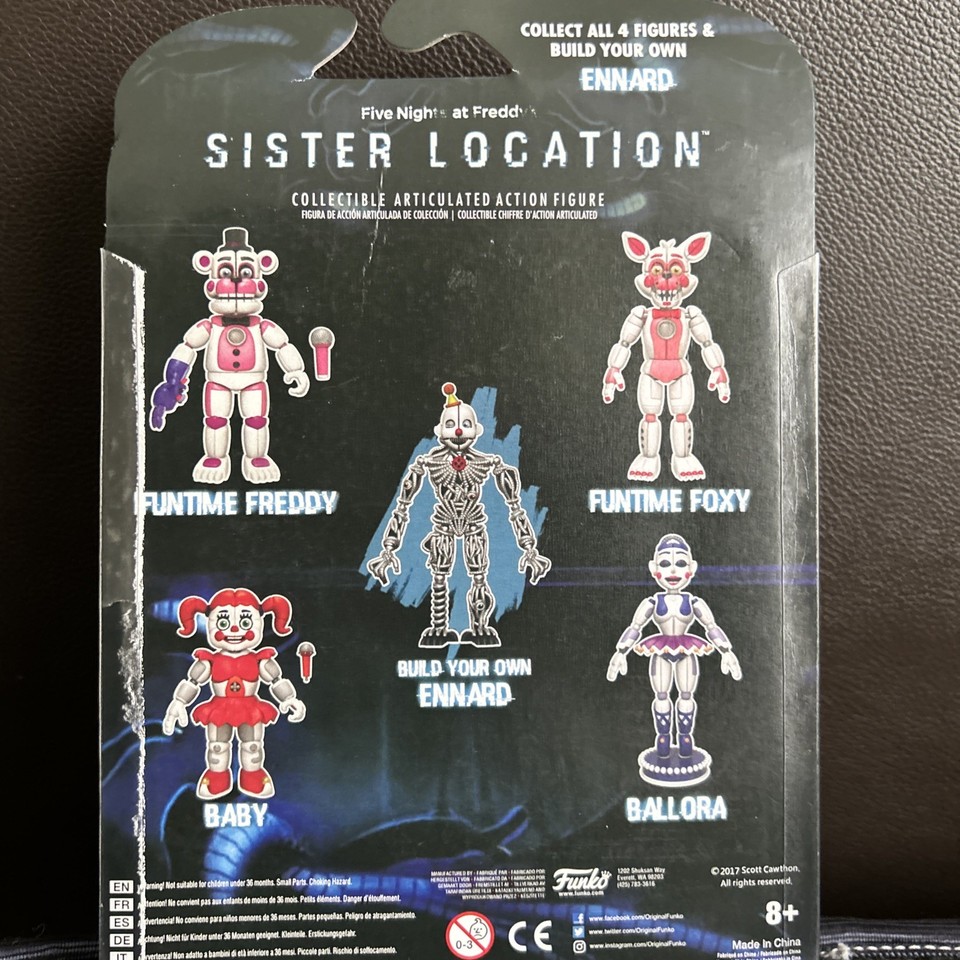 Funko Five nights at Freddy's Sister Location Funtime Freddy Action ...