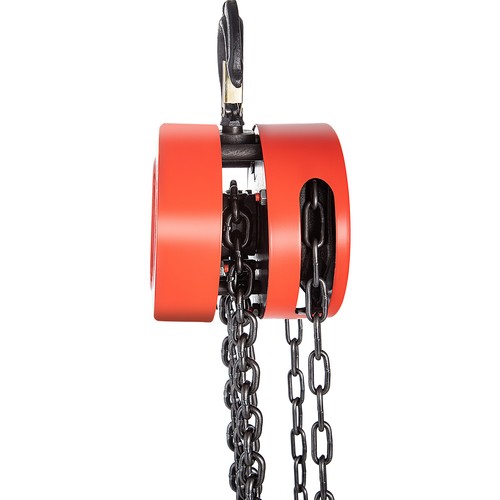 1 Ton Chain Hoist Manual Puller Block Fall Chain 8FT with Hook Red | eBay