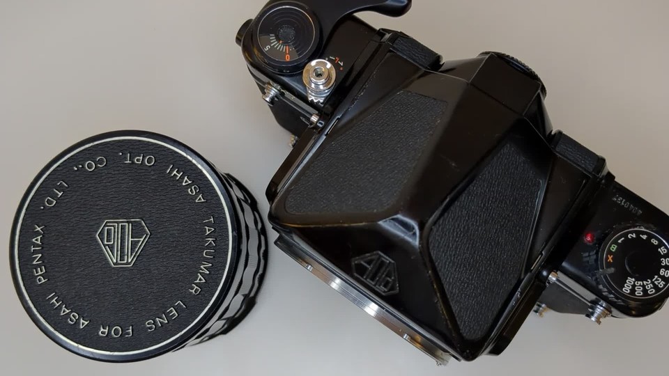 [Exc+5 w/Strap] Pentax 6x7 67 Eye Level Film Camera SMC T 75mm f/4.5 ...