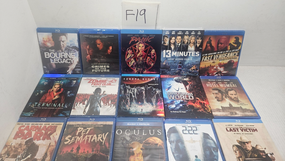 30 Wholesale Blu-ray Lot - Horror/Thriller/Gore/Scary Movies - Brand ...