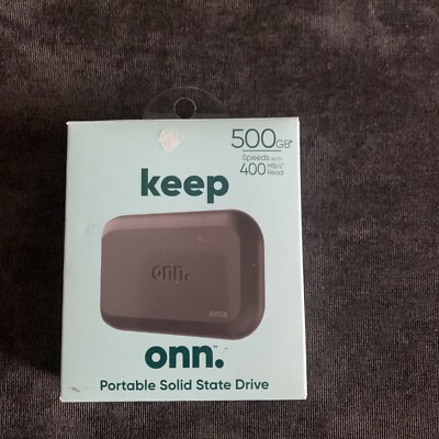 Keep ONN 500gb Portable Solid State Drive 681131312868| eBay