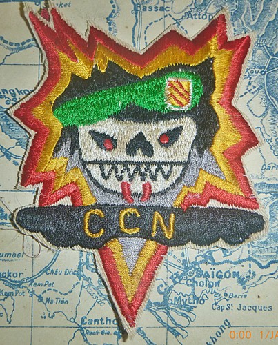 Original Patch - CCN - Shell Burst - 1st/ 5th Special Forces, Vietnam ...