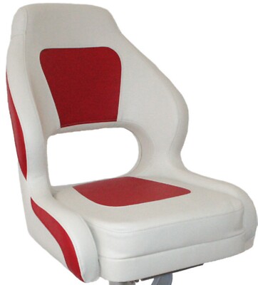 Boat Bucket Seat Commodore Red White Heavy Duty Marine Grade | eBay ...