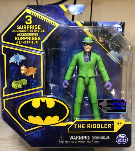 Spin Master DC Batman 1st Edition 4" THE RIDDLER Action Figure Rare ...