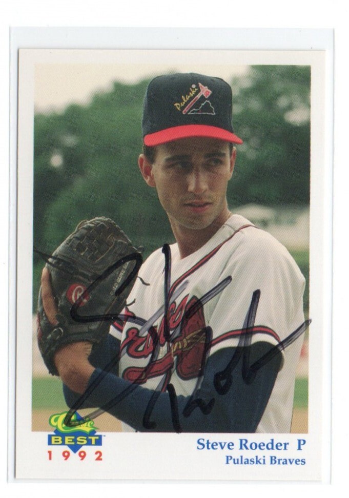 STEVE ROEDER PULASKI BRAVES 1992 CLASSIC BEST IP/TTM AUTOGRAPH AUTO | eBay