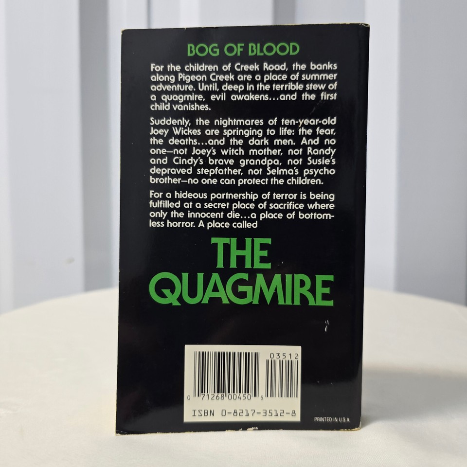 The Quagmire by James Kisner - RARE VG- Zebra Horror - Paperbacks from ...