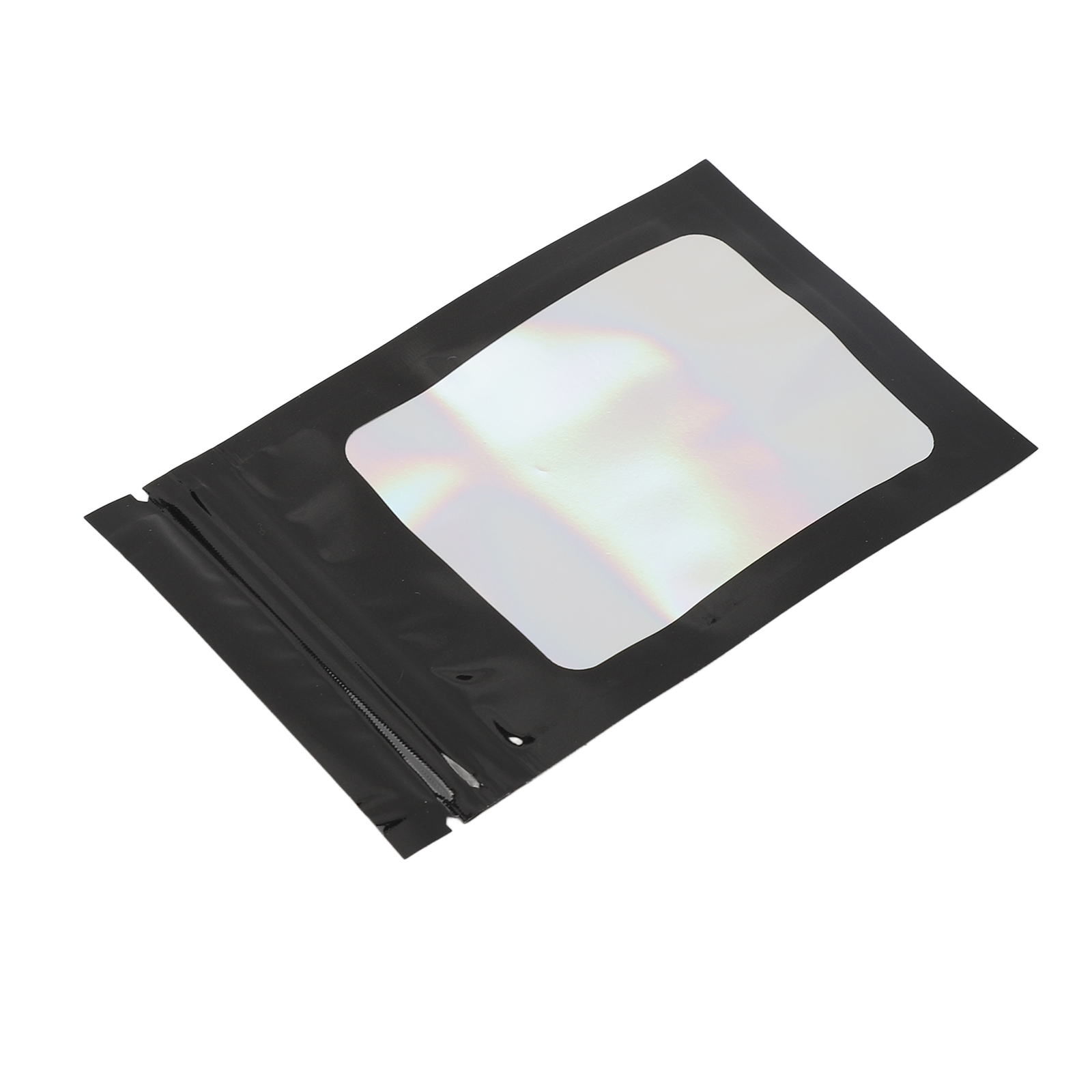 (Black)100x Resealable Odor Proof Pouch Holographic Smell Proof ...