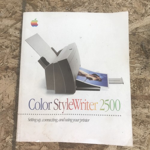 MAC Apple Color StyleWriter 2500 Reference Manual **VINTAGE** 1996 | eBay