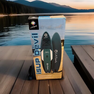 SUP-Board Devil Funboard, (Set, 6 tlg., mit Paddel, Pumpe und Transportrucksack) | eBay.de