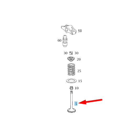 NEW MERCEDES-BENZ CL C216 EXHAUST VALVE A2730500427 ORIGINAL | eBay