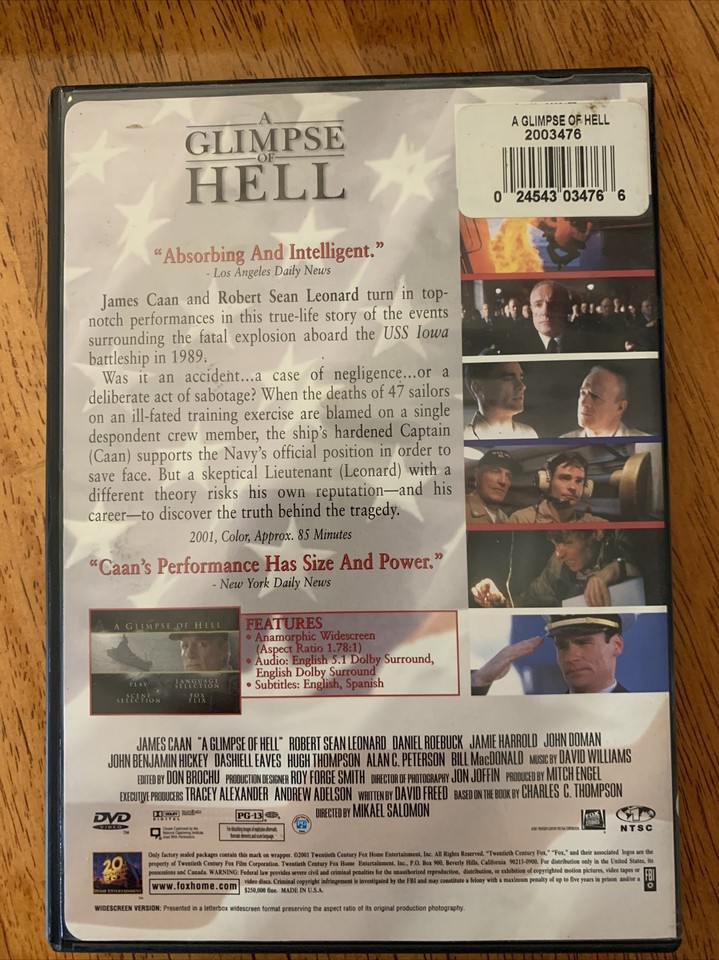 A Glimpse of Hell (DVD, 2002) 24543034766| eBay