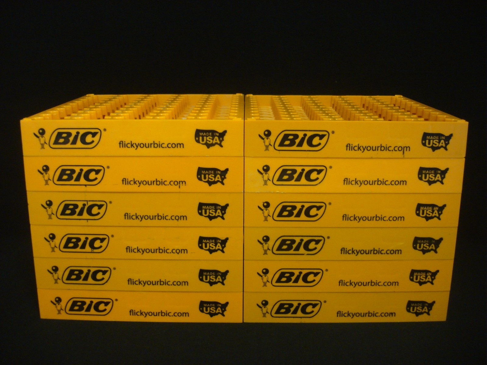 12 Bic Empty Display Tray For 50 Regular size Lighters Counter Top Rack ...