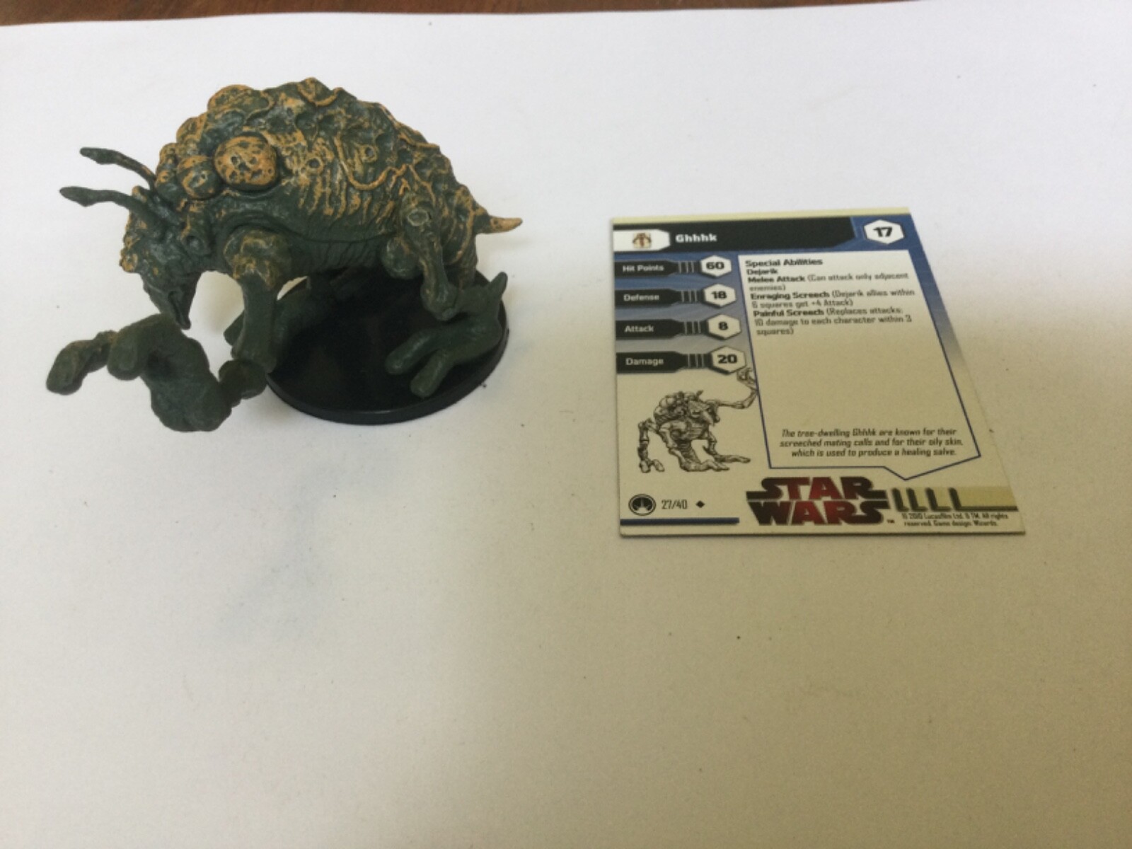 Ghhhk large Star Wars Miniatures +Card | eBay Australia