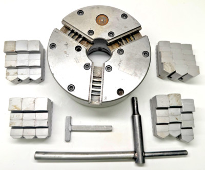 Hardinge Lathe 3 Jaw, Center Adjust, 5" Chuck - fits Haas & Hardinge ...
