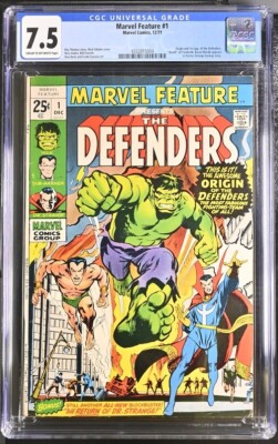 Marvel Feature #1 - Marvel 1971 CGC 7.5 Key Issue 1st Appear of the ...