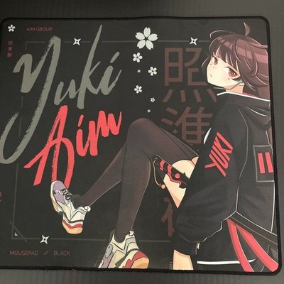 Yuki aim mouse pad black early design version computers PC peripherals ...