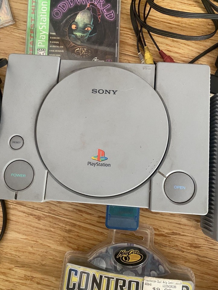 Original PlayStation Console With Games And Remotes | eBay