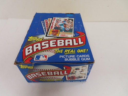 1984 TOPPS BASEBALL WAX BOX - 36 NEW FACTORY SEALED PACKS Mattingly RC ...