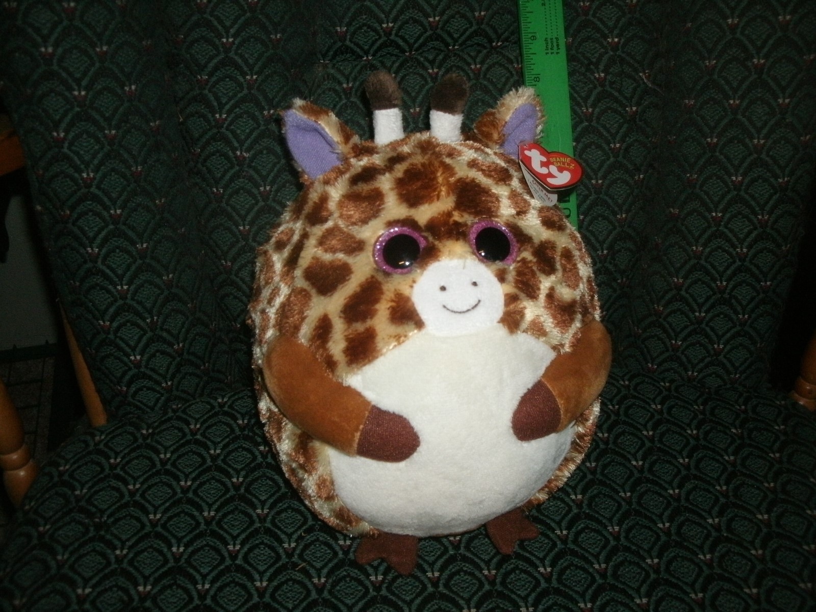 Ty Beanie Ballz 8" * TIPPY * GIRAFFE * medium * 2012 MWMT RARE ...