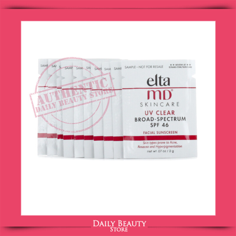 Elta MD UV Clear Broad Spectrum SPF 46 10 Samples BRAND NEW FAST SHIP ...