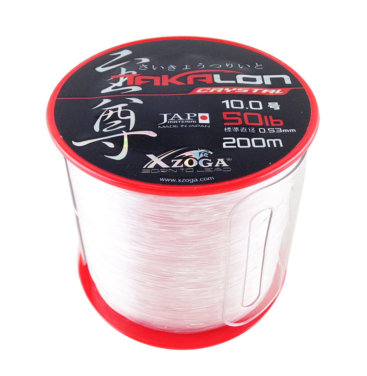 Xzoga Takalon Crystal Clear Monofilament 50lb/200m Fishing Line 0.53mm ...