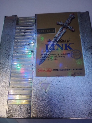 Zelda 2 The Adventure of Link Nintendo NES Gold Cartridge | eBay