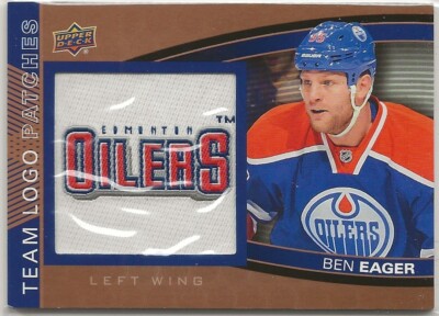 2013-14 Upper Deck Edmonton Oilers Team Logo Patches #TL17 Ben Eager | eBay