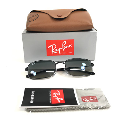 Ray-Ban Sunglasses RB3746 002/71 Black Rectangle Frames w/ Gradient ...