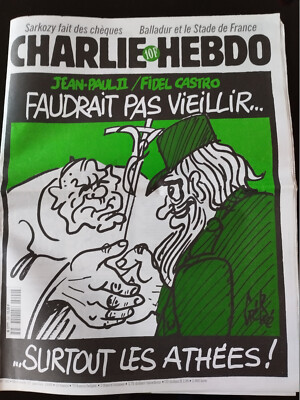 Charlie hebdo n°292 du 21/01/1998; Jean-Paul II/ Fidel Castro | eBay