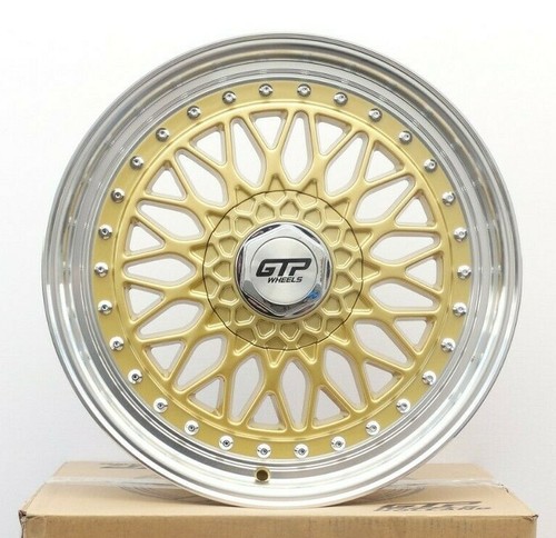 GTP Alufelgen 7x15 4x100 4x108 ET35 VW UP Golf GTI 1 2 3 HONDA AUDI 80 ...
