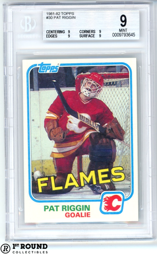 POP 1: Pat Riggin RC BGS 9: 1981-82 Topps Rookie Card | eBay