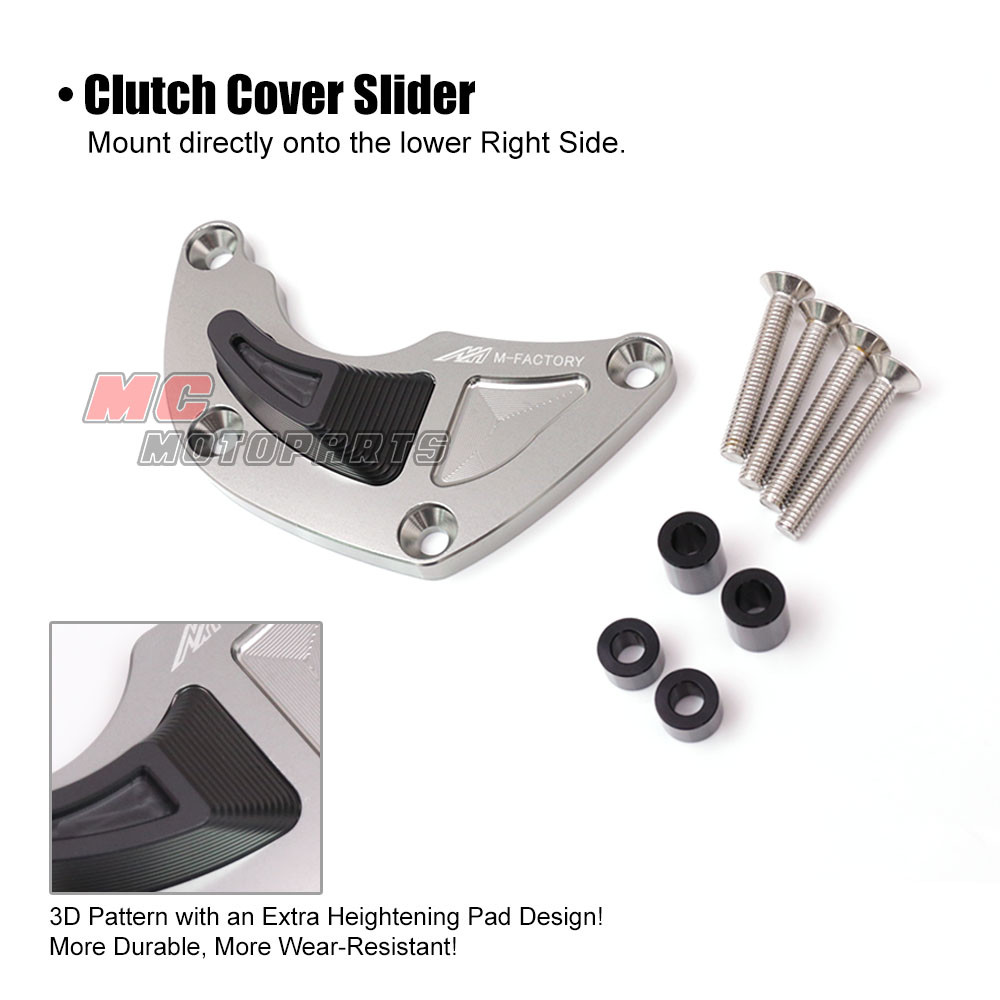 Titanium CNC Engine Stator Clutch Side Sliders For Yamaha YZF R6 08-21 ...