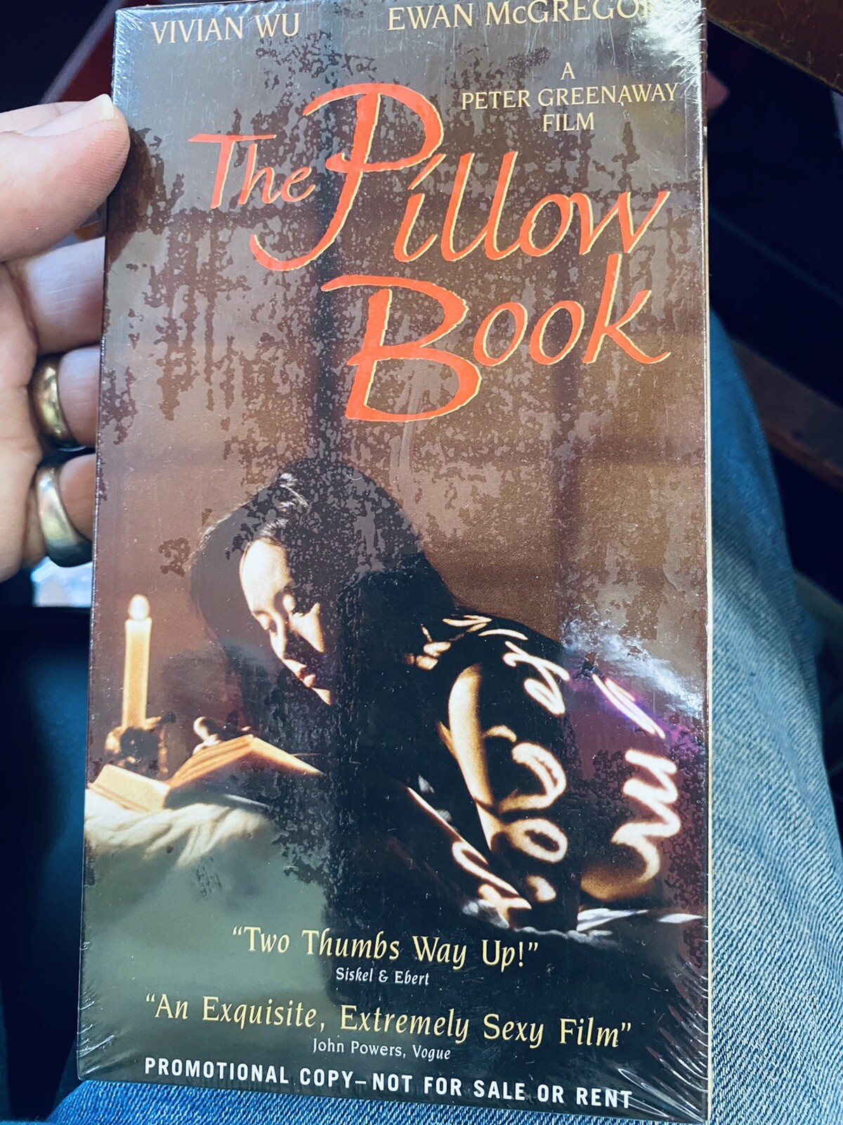 The Pillow Book VHS (Unrated) Vivian Wu, Ewan McGregor CHINESE Promo ...