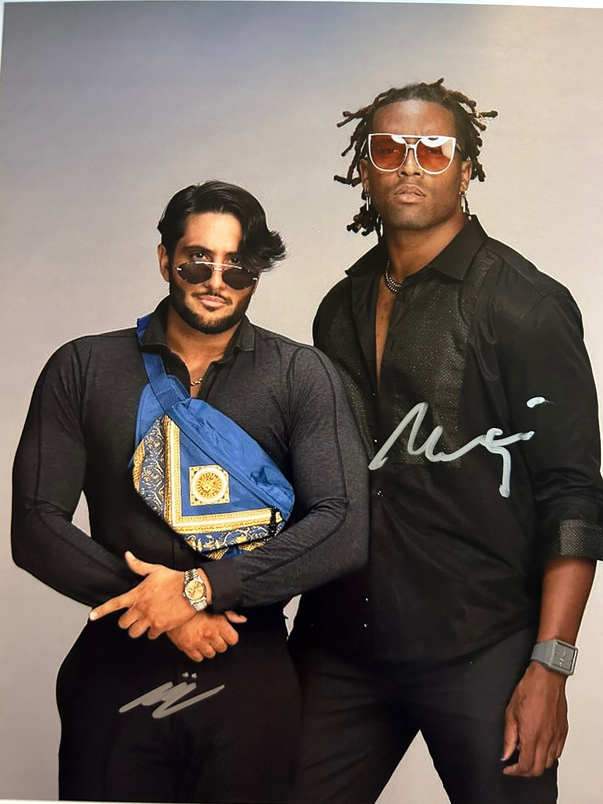 Monsoor/Mace WWE Dual Signed 8x10 Maximum Male Models Photo | eBay