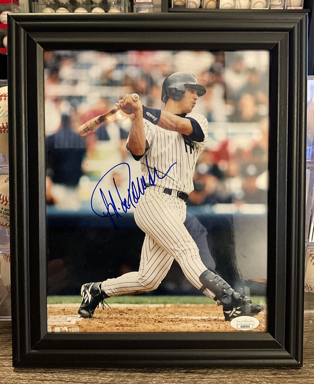 Jorge Posada Signed 8x10 Photo JSA COA. T/W With #’ed Cert. & Matching ...
