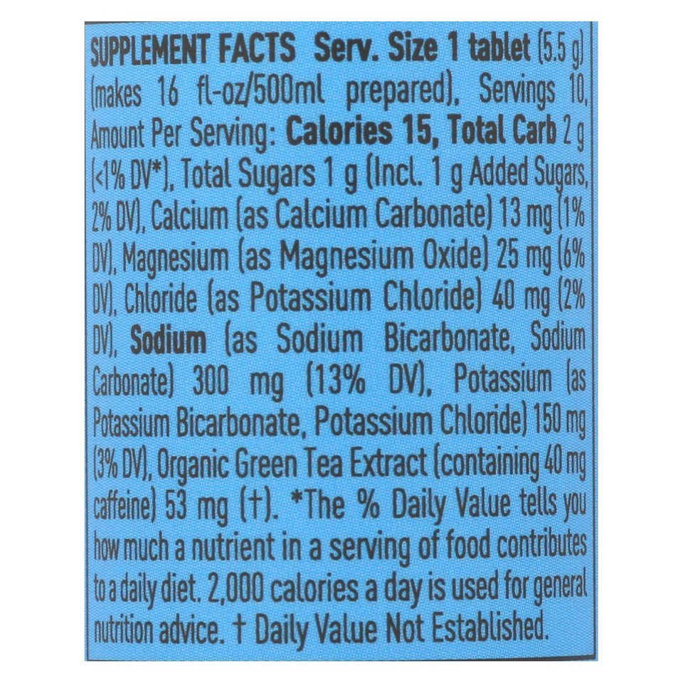 Nuun Hydration Drink Tab - Energy - Lemon-Lime - 10 Tablets - Case of 8 ...