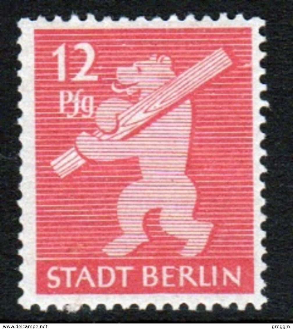 Germany Democratic Republic 1945 Stadt Berlin single 12 pfg stamp ...