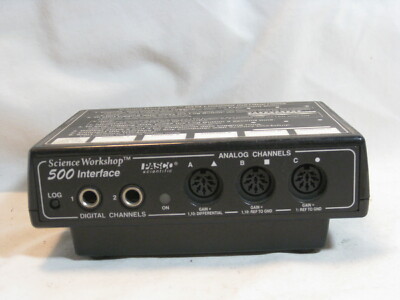 Science Workshop 500 interface Pasco Scientific CI-6760 Module unit ...