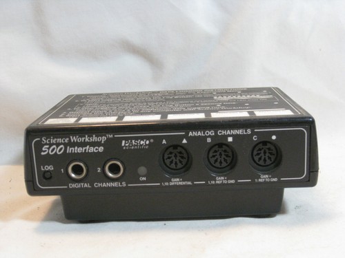 Science Workshop 500 interface Pasco Scientific CI-6760 Module unit ...