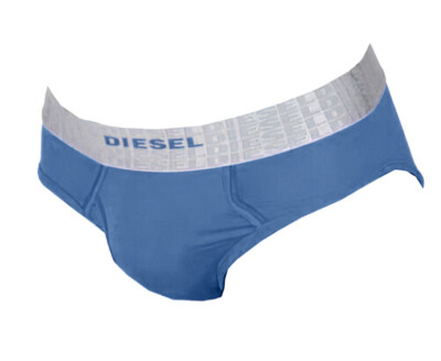 Diesel Umber Blade Fresh and Bright Navy Blue Microfiber Brief Mens ...