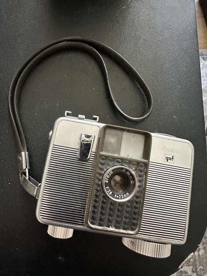 Ansco GAF Memo II Automatic 35mm Half Frame Camera with Case AS-Is ...