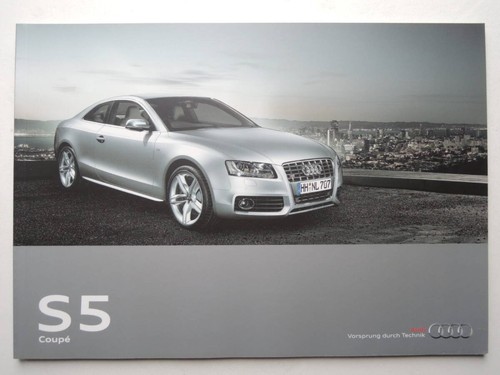 Catalog Only Audi S5 First Generation 2009 December Thick Mouth 49P ...