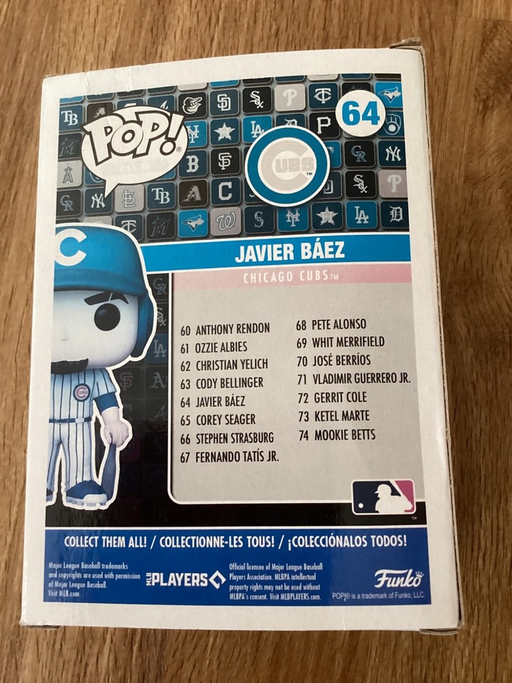 Javier Baez #64 Chicago Cubs Funko Pop MLB, New | eBay