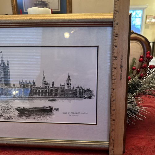 Two Vintage Beautiful Framed Lithographs - London UK Structures, by Ron ...