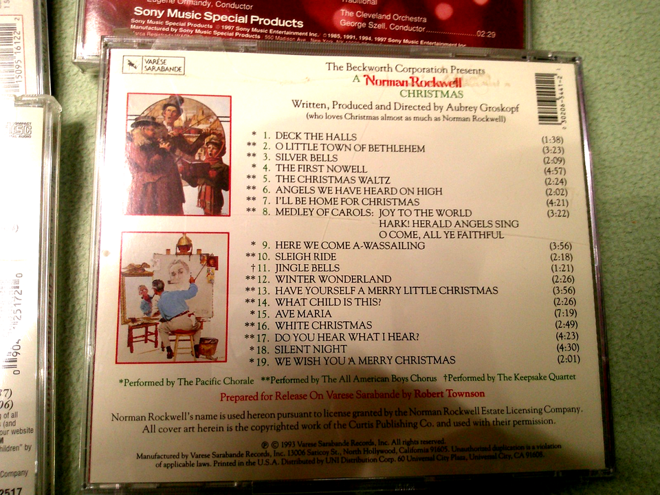 Christmas Music CD's 6 CD's ~ Christmas Classics Great Holiday Music ...